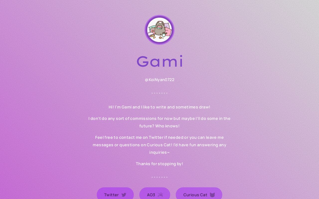 Gami's socials